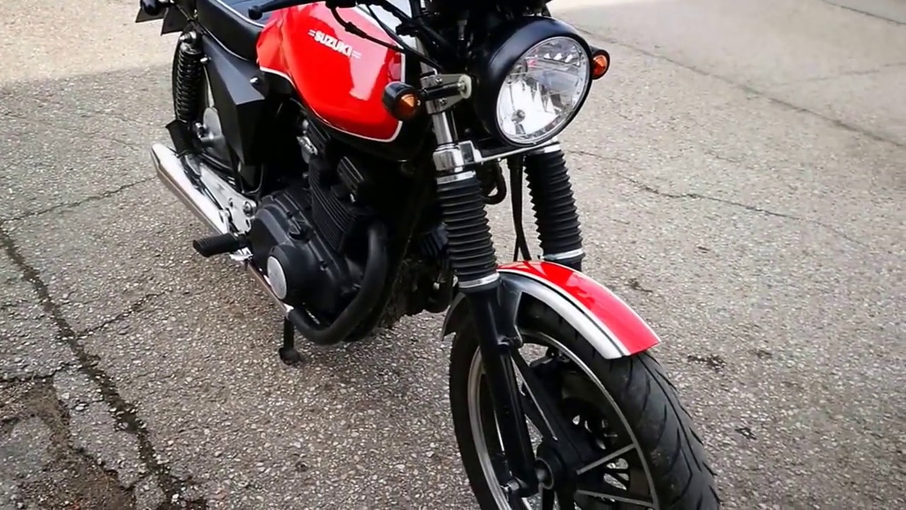 Suzuki GSX 400E custom - YouTube