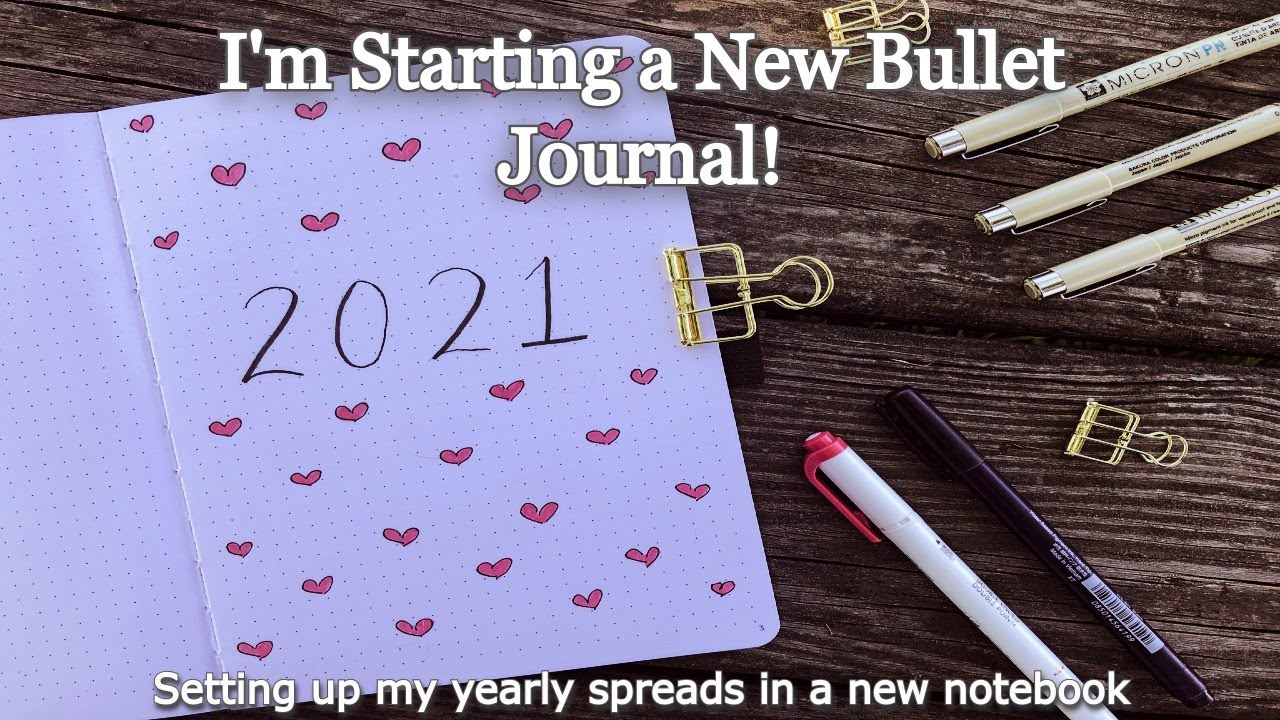 Starting a New Bullet Journal 2021! - YouTube