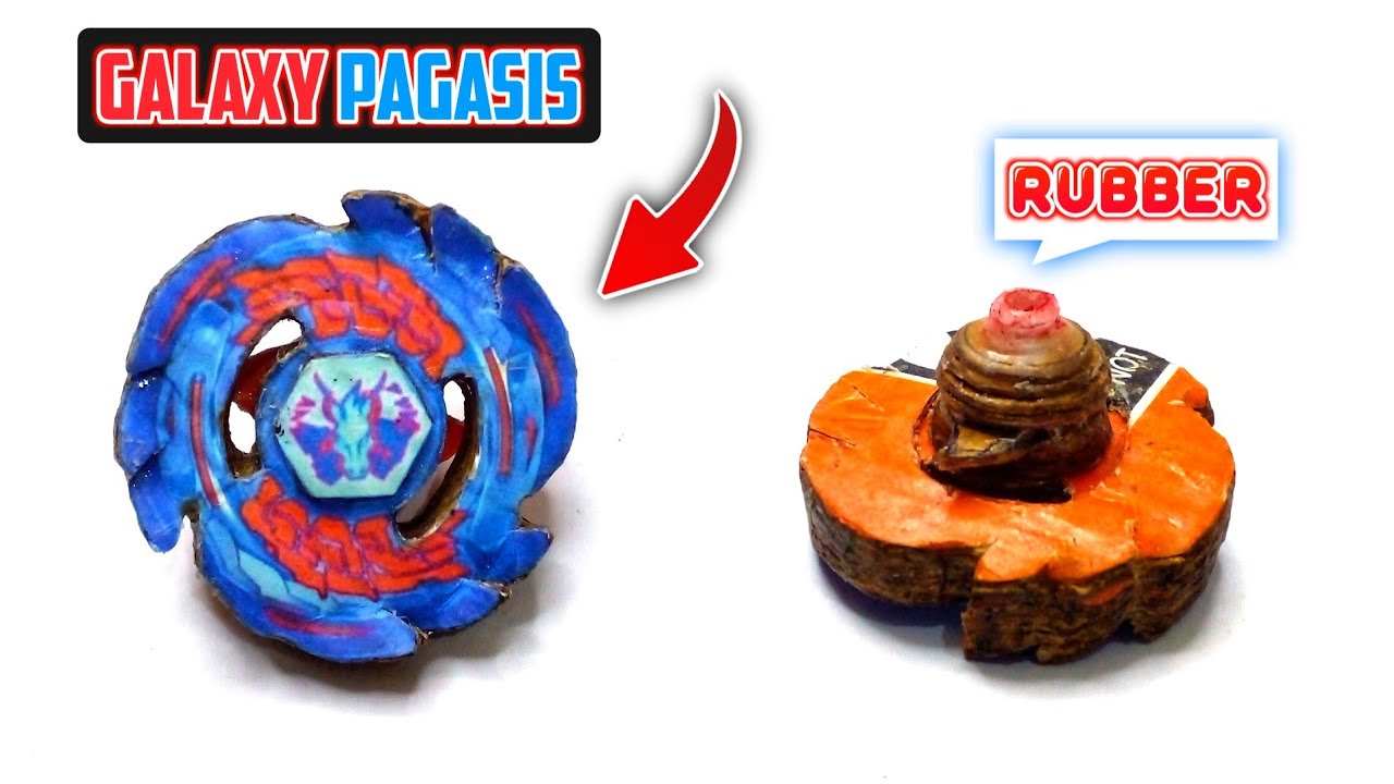 How to Make Galaxy Pegasus Beyblade with Cardboards - YouTube