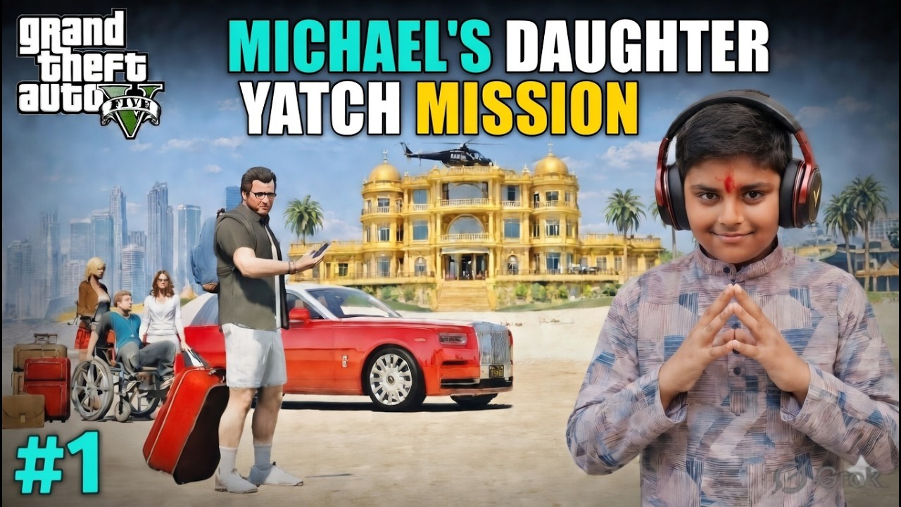 MICHAEL'S DAUGHTER YATCH MISSION | GTA 5 GAMEPLAY #1 #viral #gta5 # ...