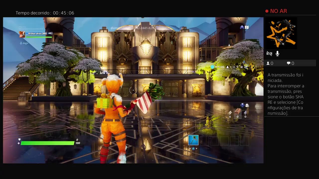 Transmissão ao vivo do PS4 de Arthur-virus - YouTube