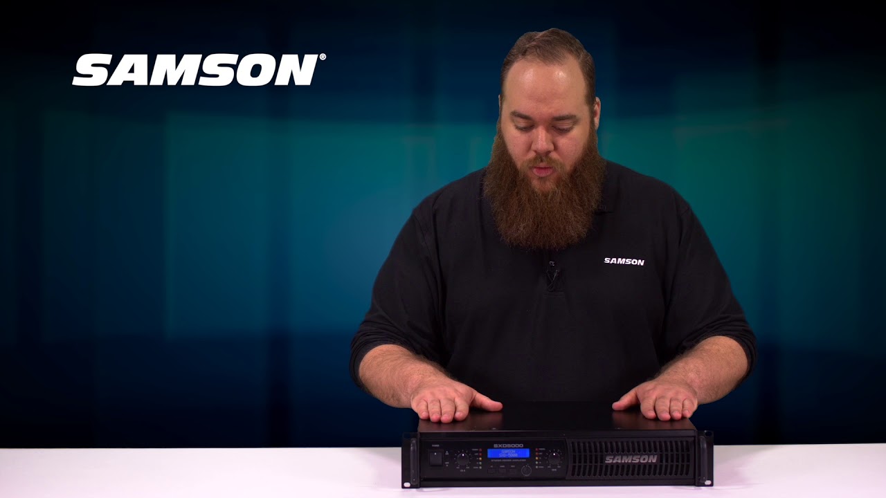 Samson SXD5000 Power Amplifier with DSP - YouTube