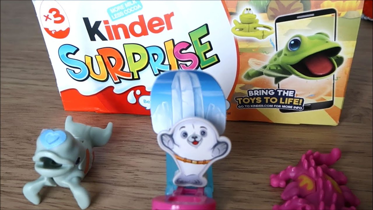 Kinder Surprise 3 pack Egg Opening, no music, asmr - YouTube