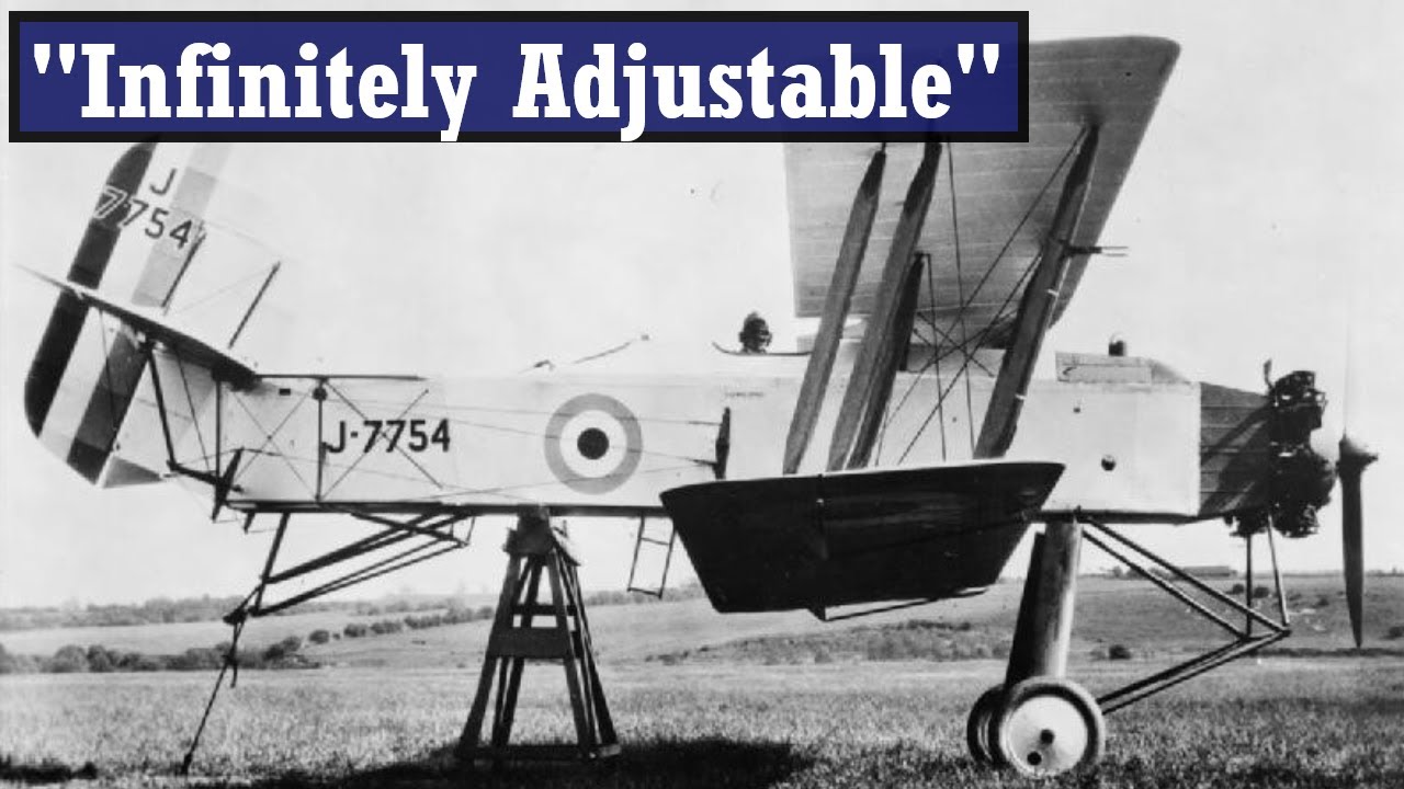 The "Infinitely Adjustable" Biplane: Armstrong Whitworth Ape - YouTube