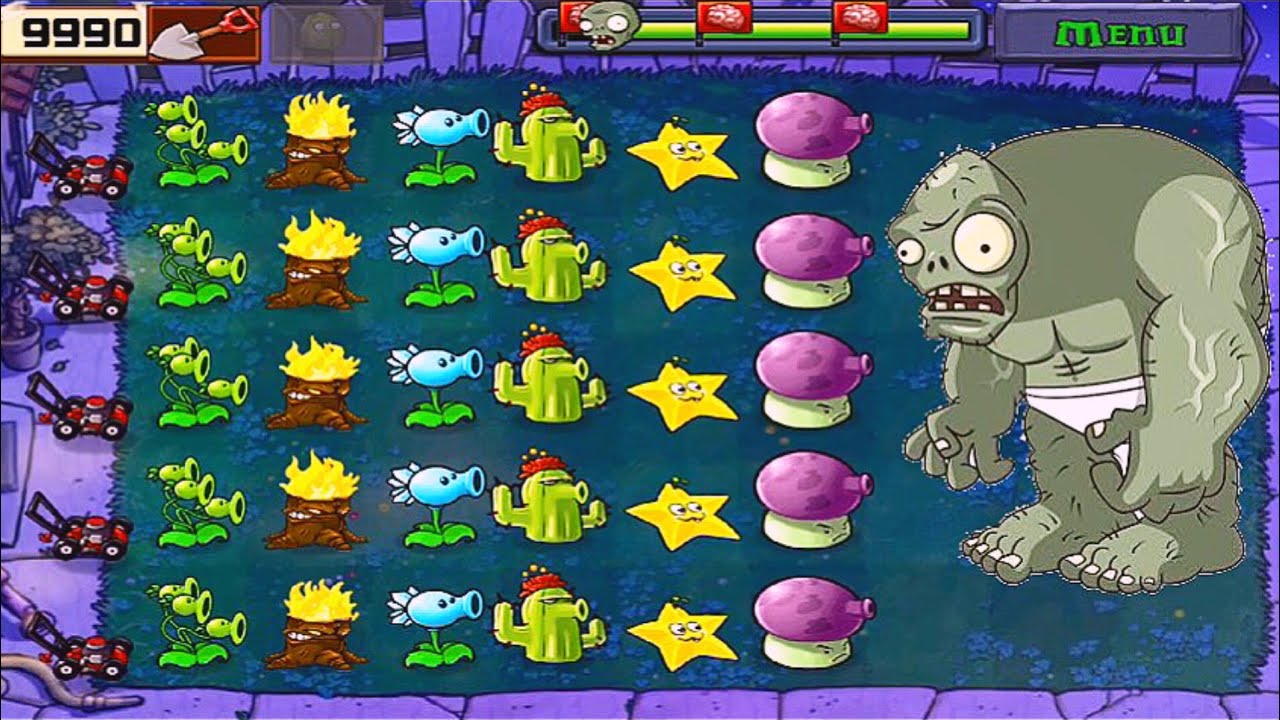 PVZ Gameplay | Adventure Night | Level! 7/8 Completed Full HD Gameplay ...