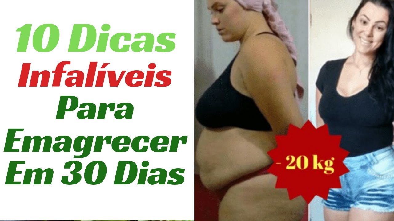10 Dicas Para Emagrecer Em 30 Dias 👁👁dicas Para Emagrecer Com Saúde