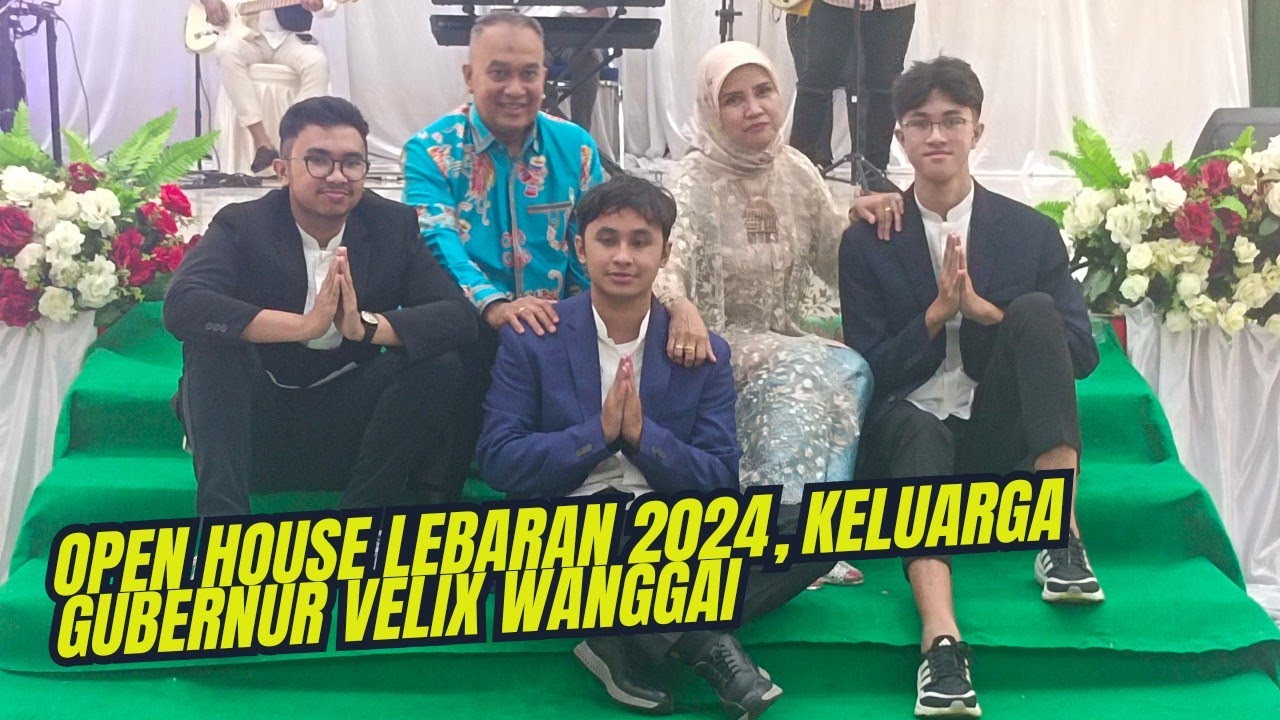 Gelar Open House Lebaran 2024, Begini Pesan Penting Dari Gubernur Velix ...