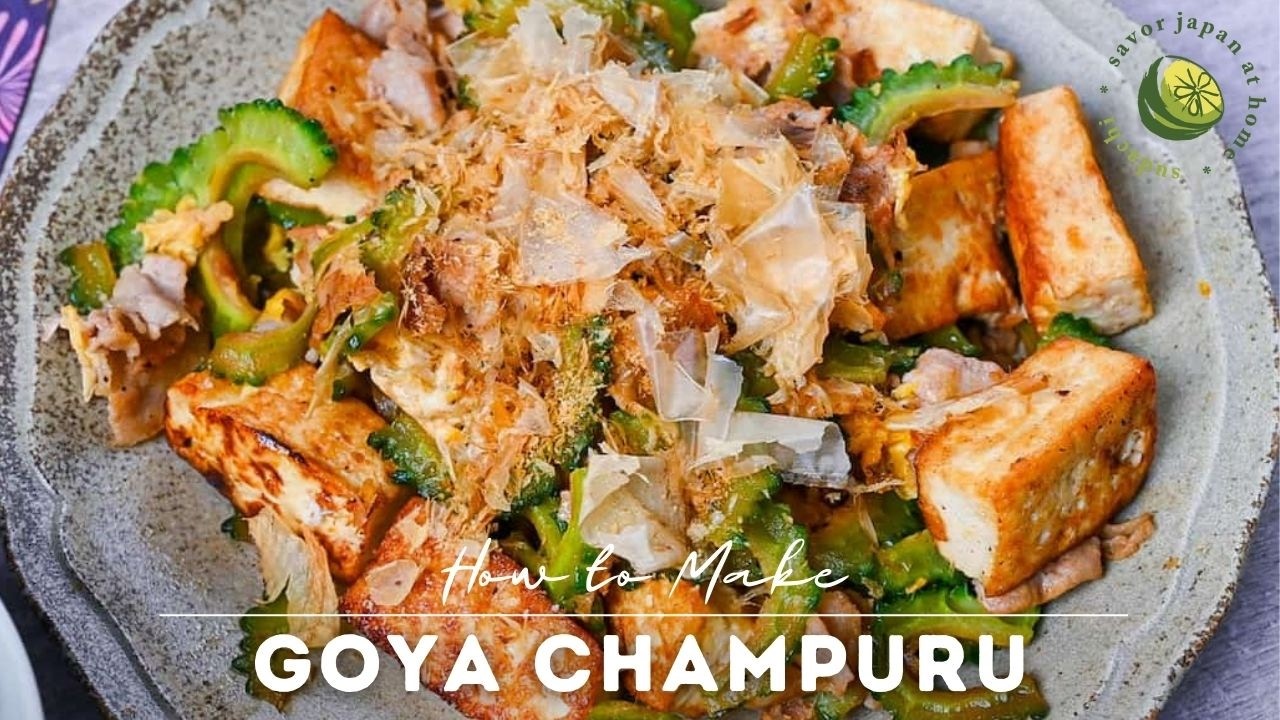 25-Minute Goya Champuru Recipe | One Trick Makes Bitter Melon Mild ...