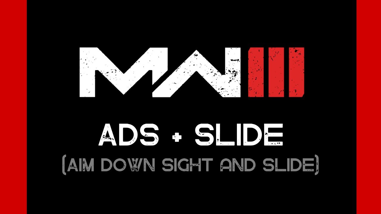 How To ADS While Sliding In MW3 - YouTube