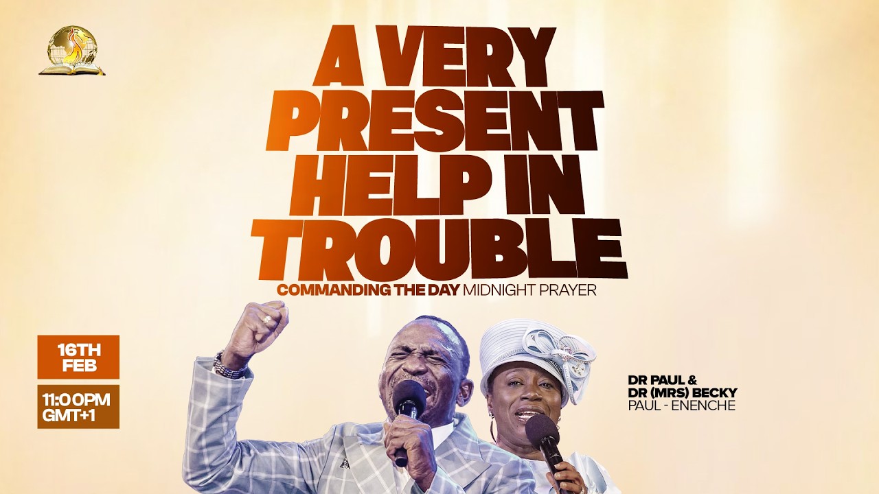 COMMANDING THE DAY MIDNIGHT PRAYER REBROADCAST || A VERY PRESENT HELP ...