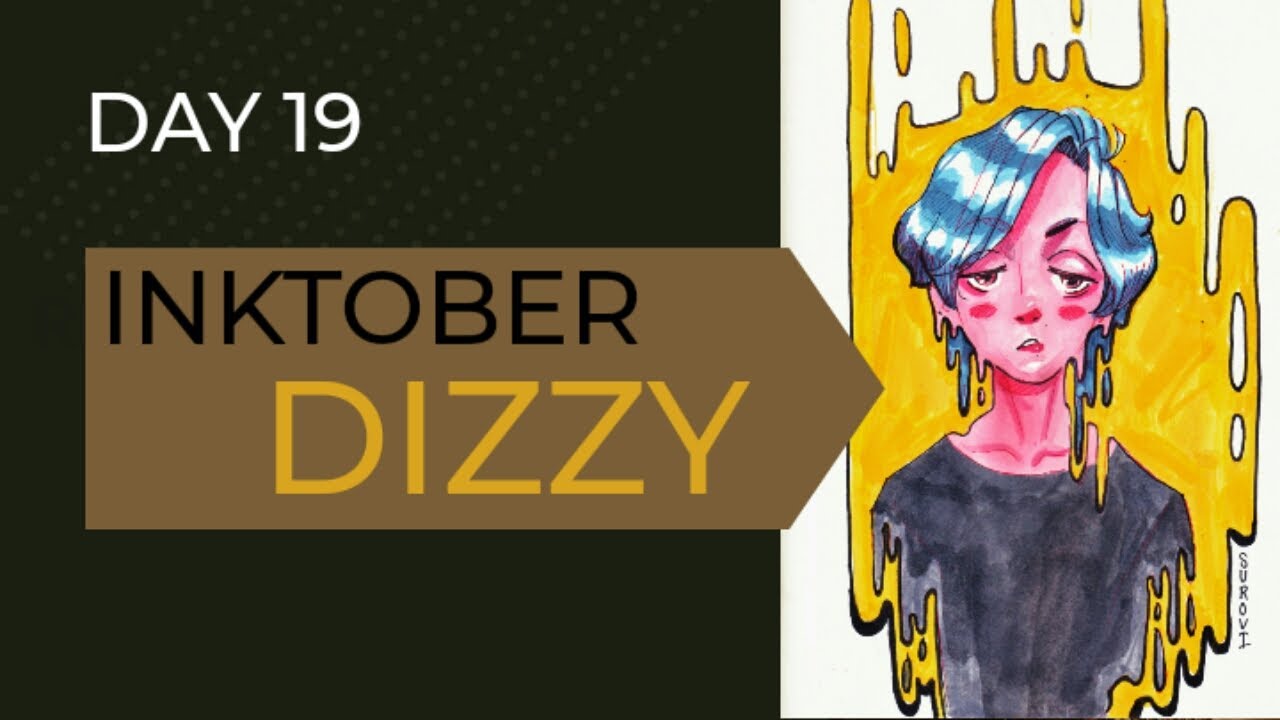 INKTOBER day-19, DIZZY: speed art - YouTube