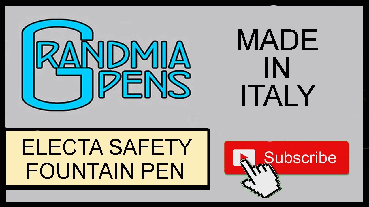 ELECTA SAFETY FOUNTAIN PEN - YouTube