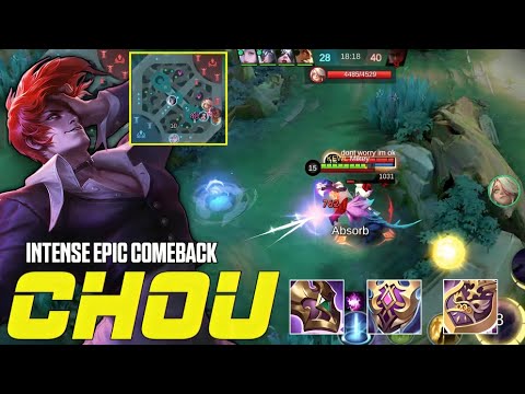 THE MOST INTENSE CHOU MATCH THIS SEASON | CHOU ROAM GAMEPLAY - YouTube