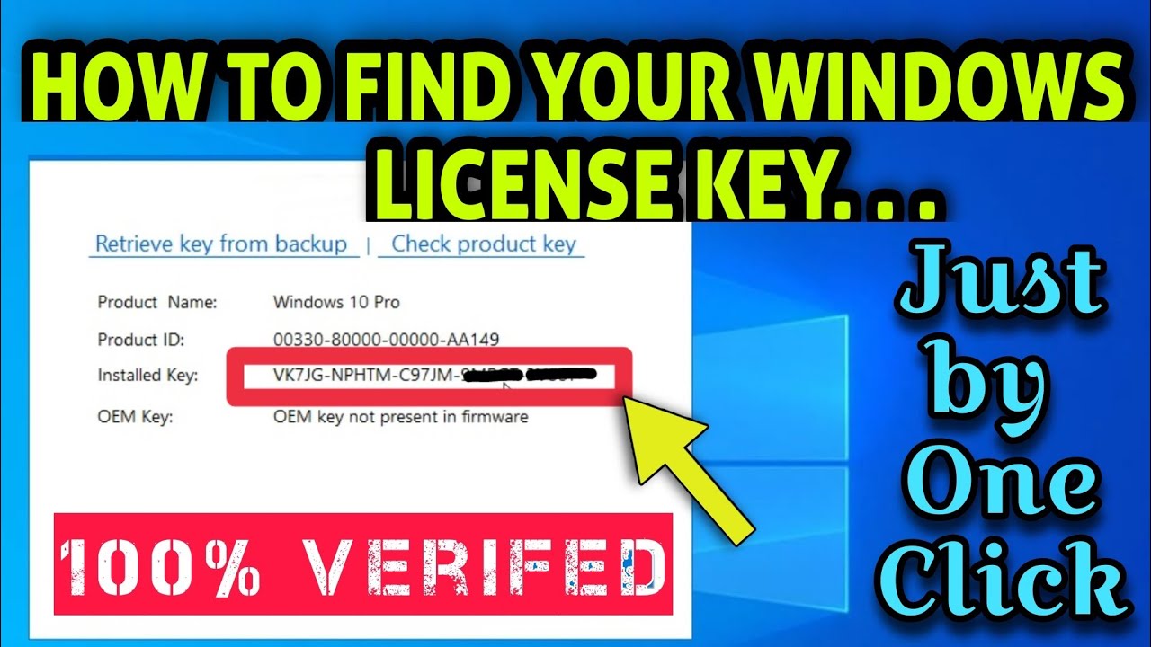 HOW TO find your windows license key | உங்கள் Windows License Key ஐ ...