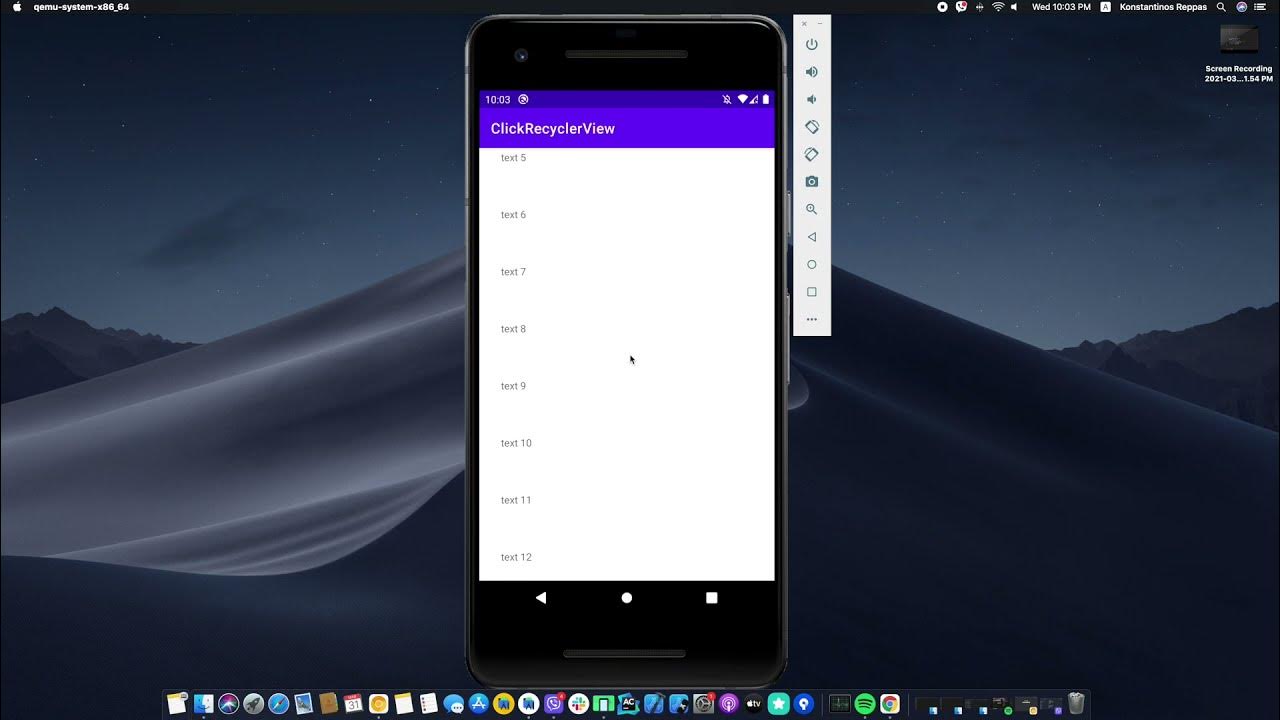 RecyclerView Item Click Listener Best Practice - YouTube