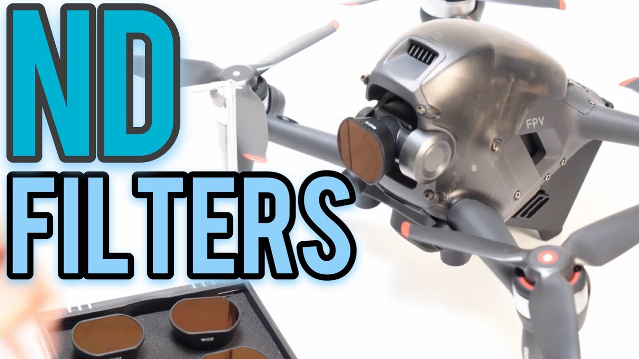 DJI FPV Drone ND Filters - Freewell 4 ND filter pack for ND4, ND8, ND16 ...