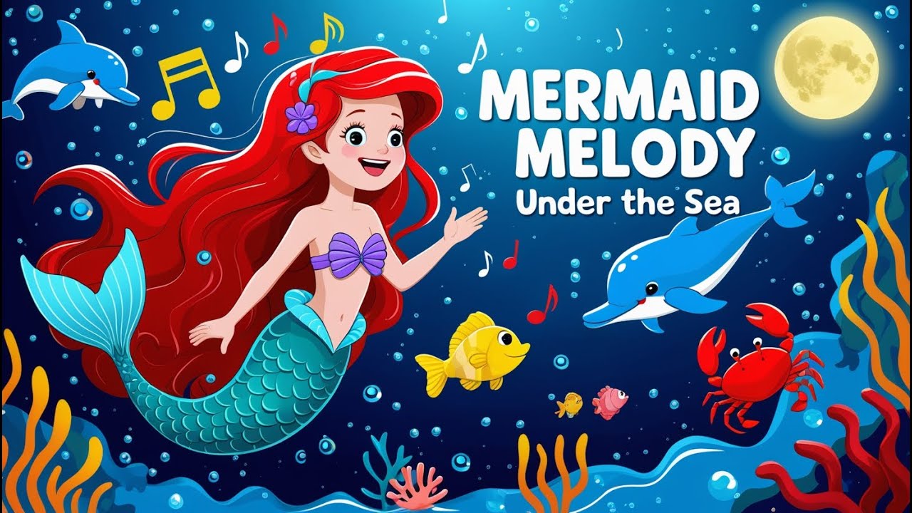 Mermaid Melody Under the Sea | Nursery Rhymes | kids song - YouTube