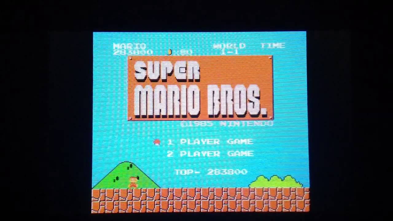 [Old School] Super Mario Bros (1985) Final Boss - YouTube