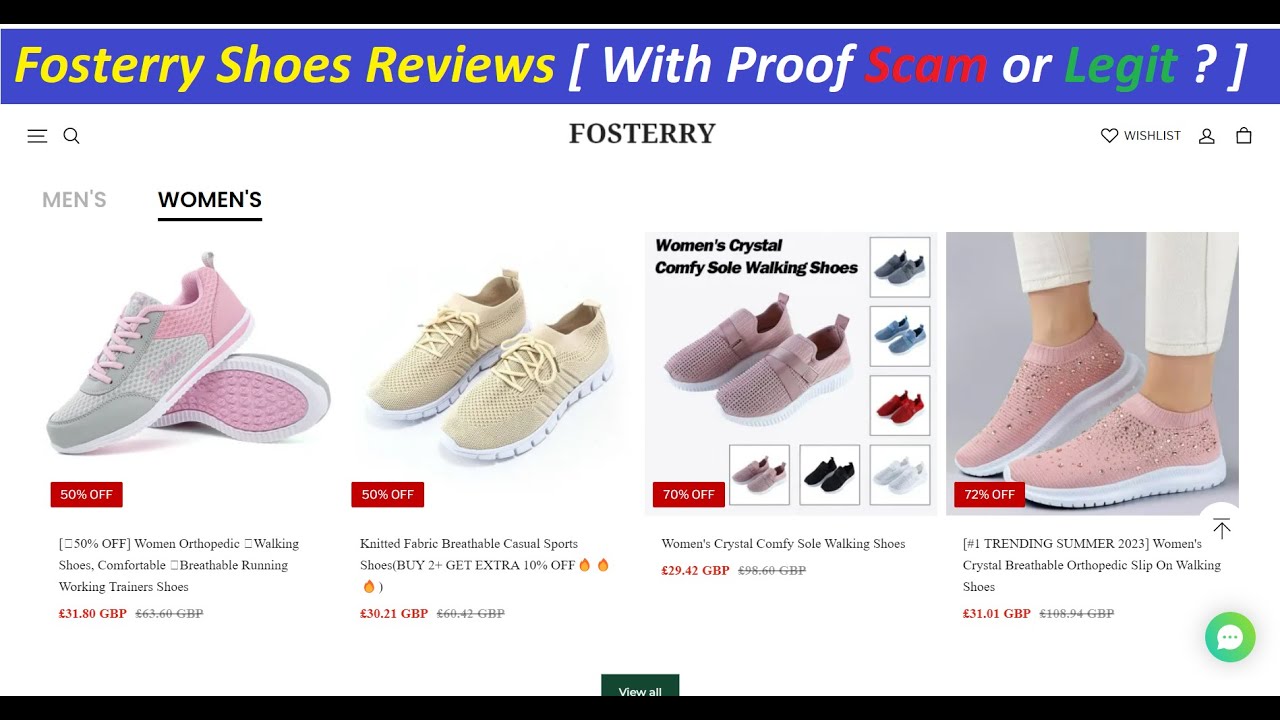 Fosterry Shoes Reviews [ With Proof Scam or Legit ? ] Fosterry ...