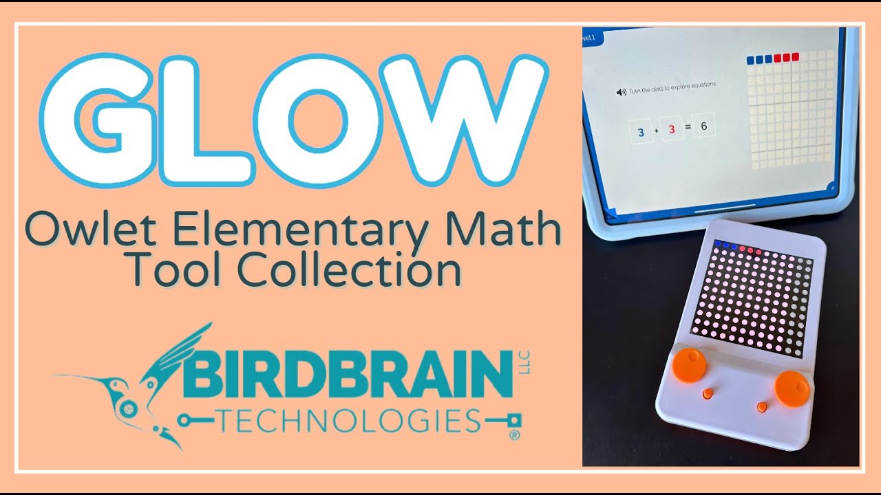 Unbox and set up Glow (one of the Owlet Elementary Math Tools from BirdBrain Technologies) - YouTube