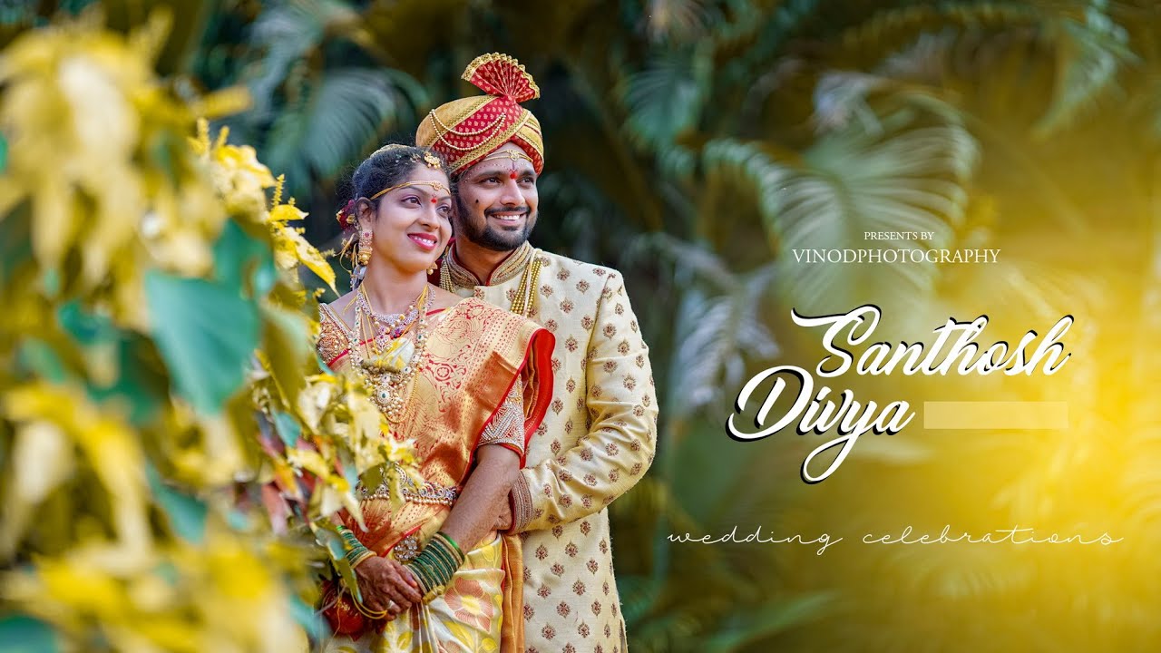 WEDDING TEASER OF || SANTHOSH+DIVYA ||SOUTHINDIAN TRADITIONAL WEDDING ...