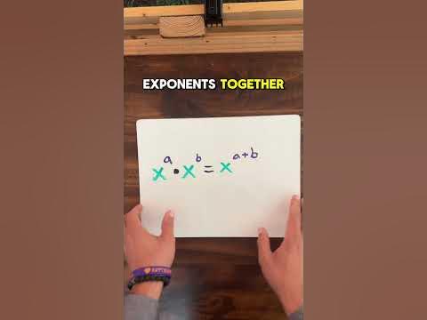 How to multiply powers with the same base - YouTube