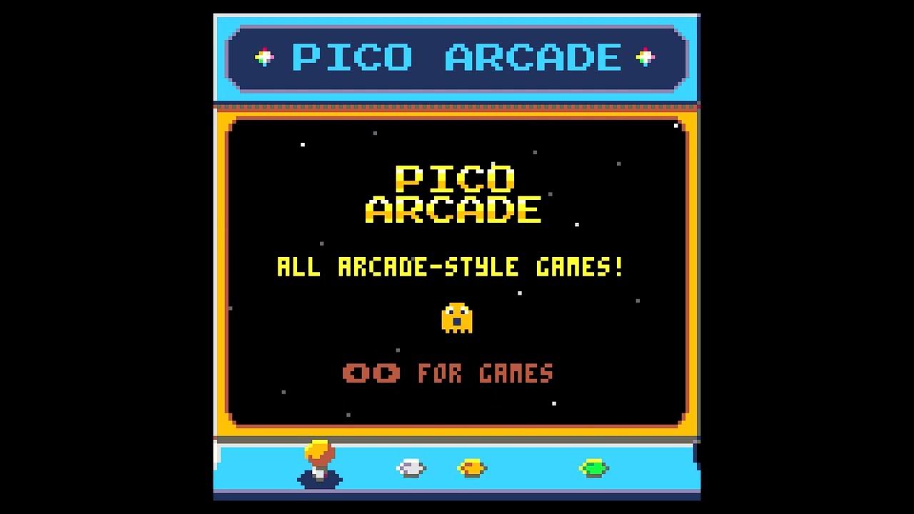 PICO ARCADE GAMEPLAY PICO-8 - YouTube