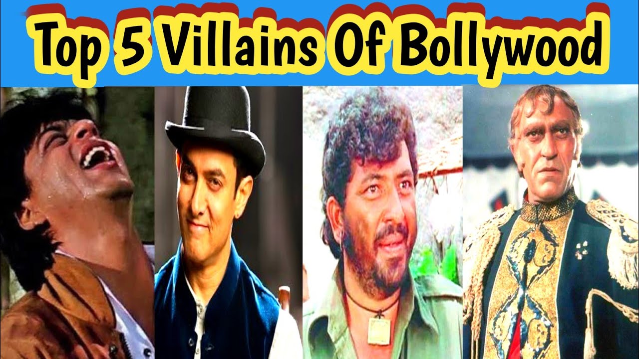 Top 5 Bollywood Villains | Unknown Facts| Shah Rukh Khan | Entertain ...