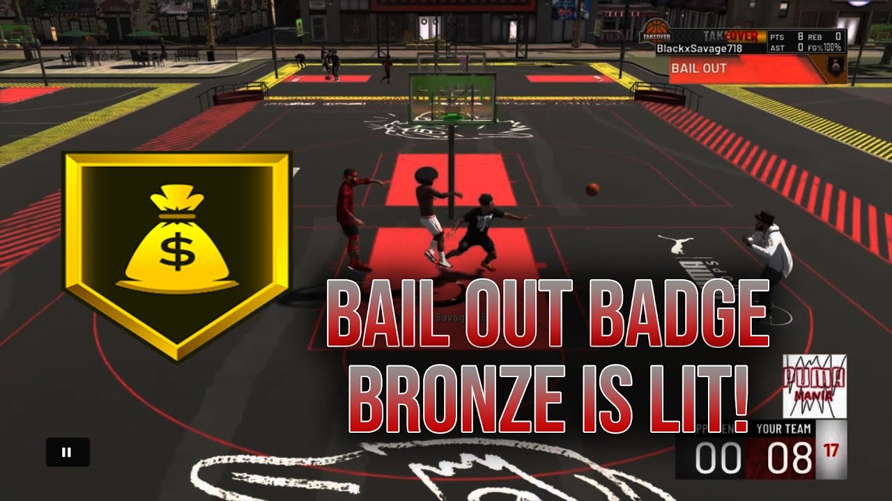 NBA 2K20 - BAIL OUT BADGE BRONZE IS LIT! UNDERRATED PLAYMAKING BADGE ...