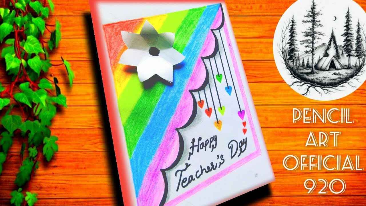 Teacher Day card ideas| Teacher Day card banane ka tarika| Teachers Day ...