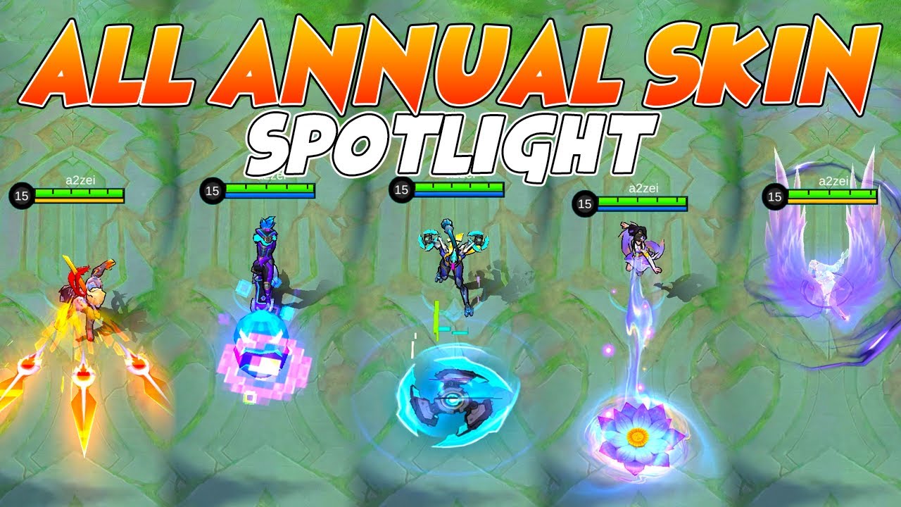 MLBB All Annual Skin Spotlight 2018 to 2022 - YouTube