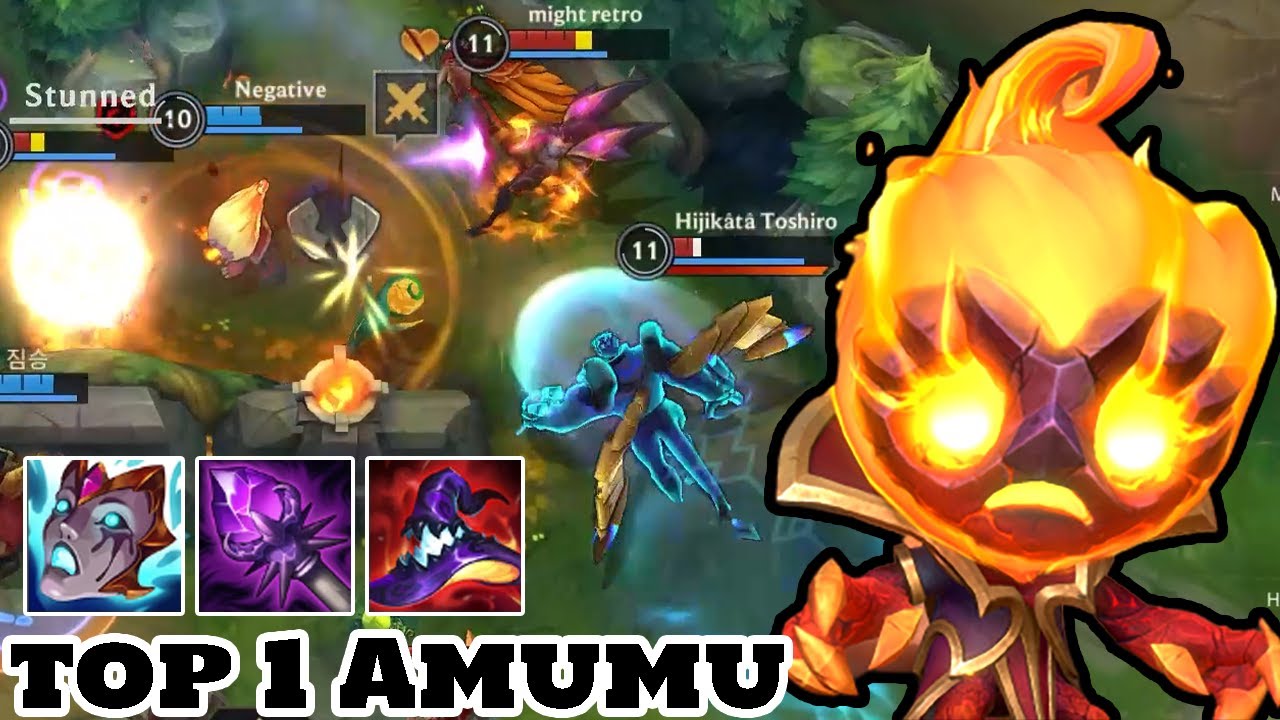 Wild Rift Amumu - Top 1 Amumu Gameplay Rank Challenger by Negative ...