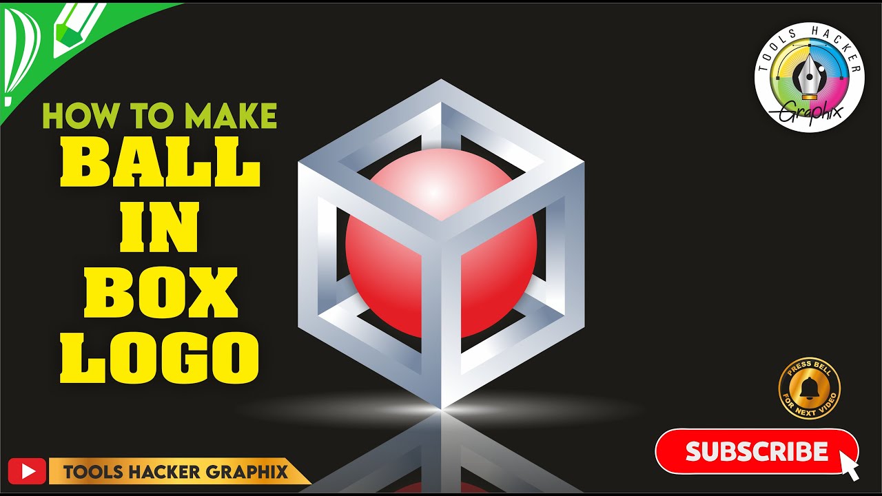 How to make Ball in Box Logo | by Tools Hacker Graphix - YouTube