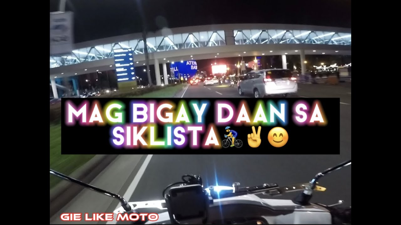 Magbigay daan sa naka bisikleta - YouTube