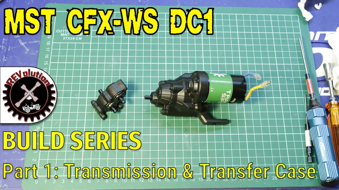 MST CFX-WS DC1 Build Series - Part 1 - Transmission and Transfer Case ...