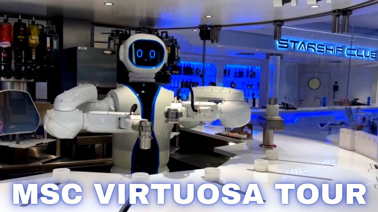 MSC VIRTUOSA ship tour - BEST BARS AND LOUNGES - part#03 - YouTube