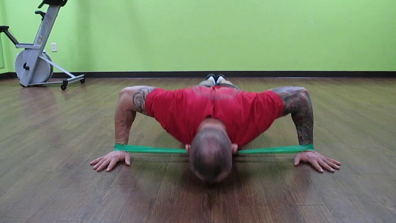 Mini Band Pushup - YouTube