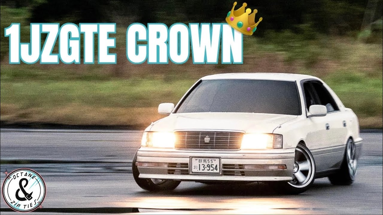 1JZGTE SWAPPED TOYOTA CROWN FIRST DRIFT EVENT *Crash Warning* - YouTube