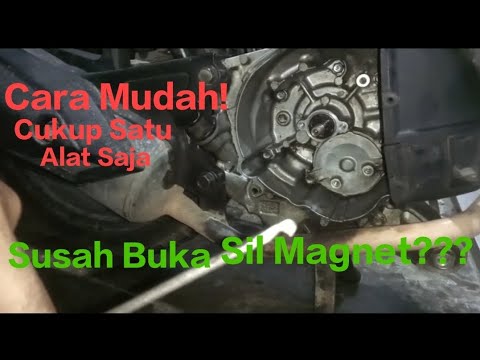 Ganti Sil Magnet | Cara Mudah Melepas Seal Magnet Beat - YouTube