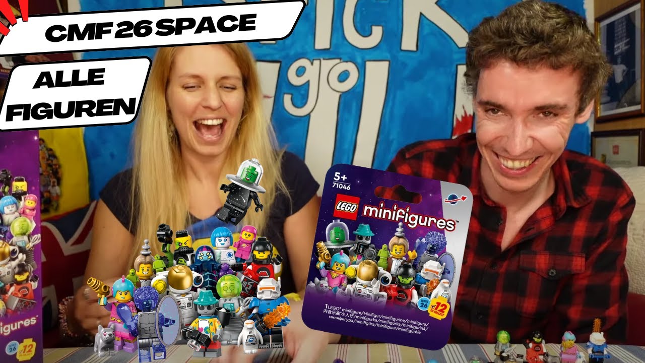 🚀Lohnen sich die SPACE Minifiguren? ☆ LEGO CMF Serie 26 ☆ 71046 Review ...