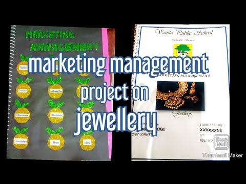 BST project file on marketing management on jewellery topic class 12 # ...