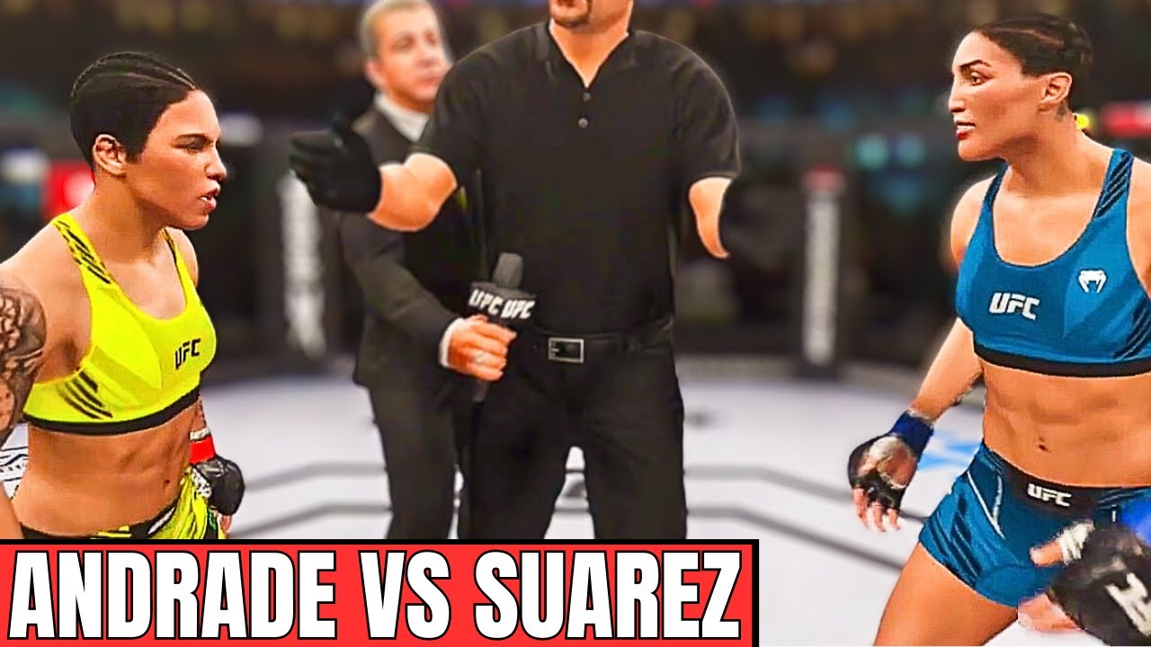 Jessica Andrade vs Tatiana Suarez Full Fight - UFC 4 AI Simulation ...