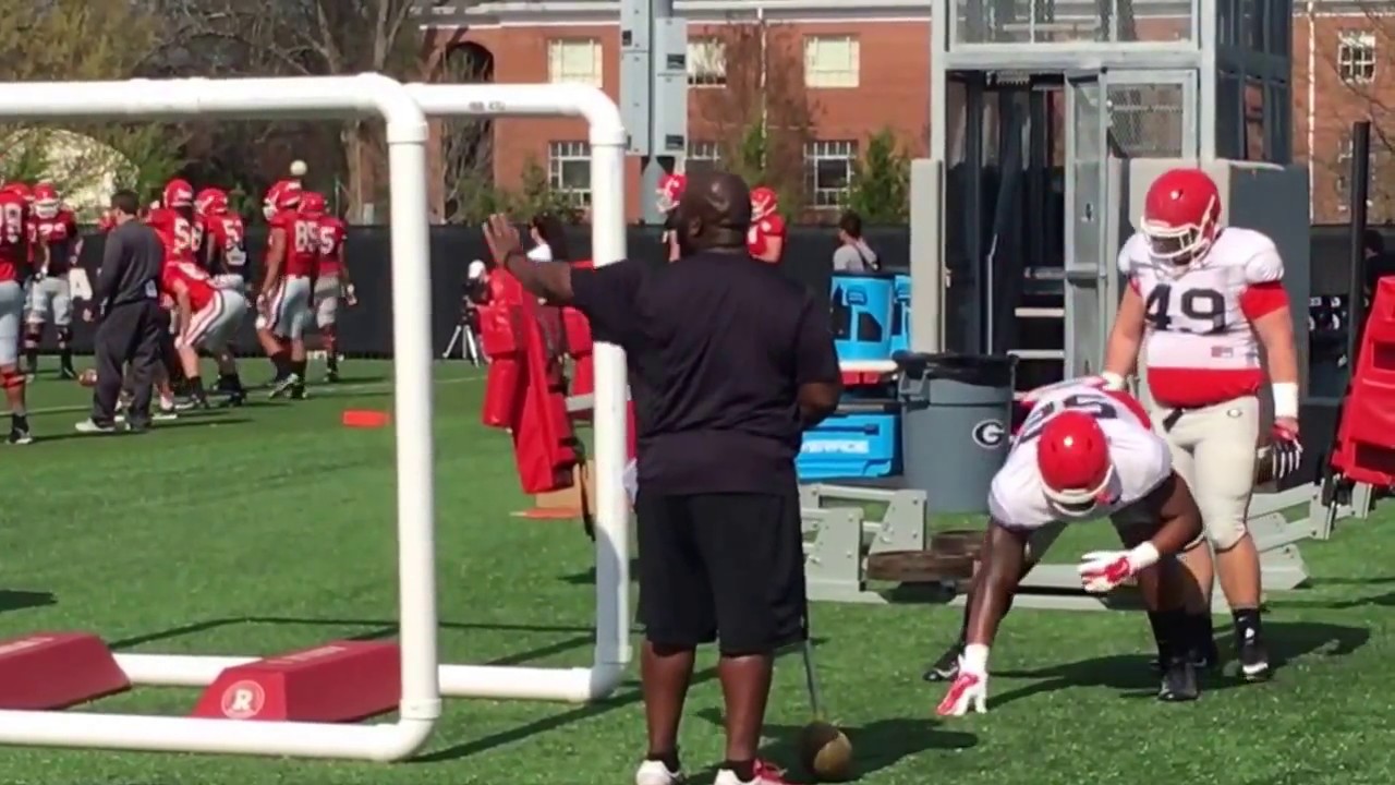 3/28 UGA spring practice - YouTube