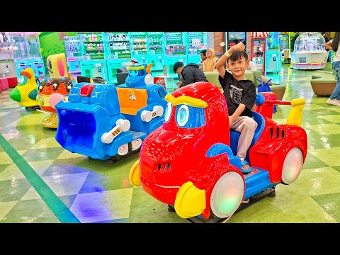 MOLLY FANTASY Aeon Mall Deltamas - Ride the coin-operated Odong-odong and have fun playing coin-o...