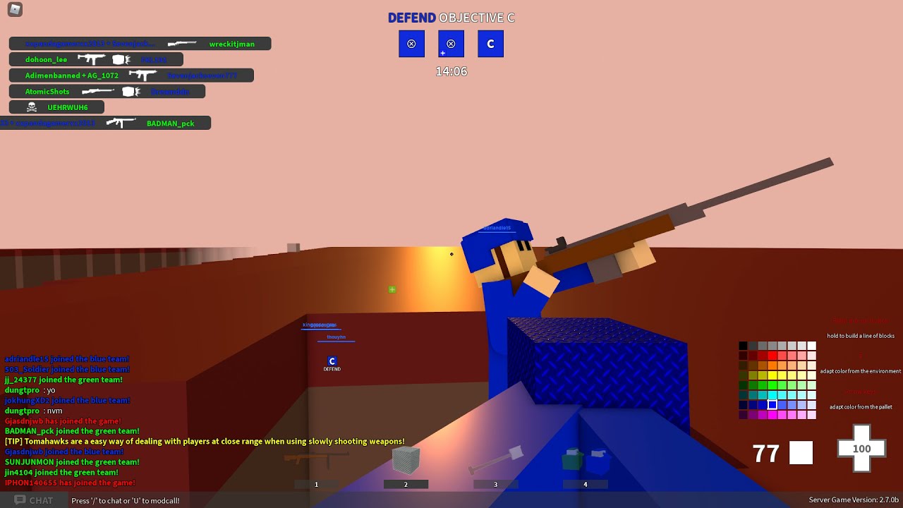 Roblox: Ace of Spades - First attempt at spiral stairs - YouTube