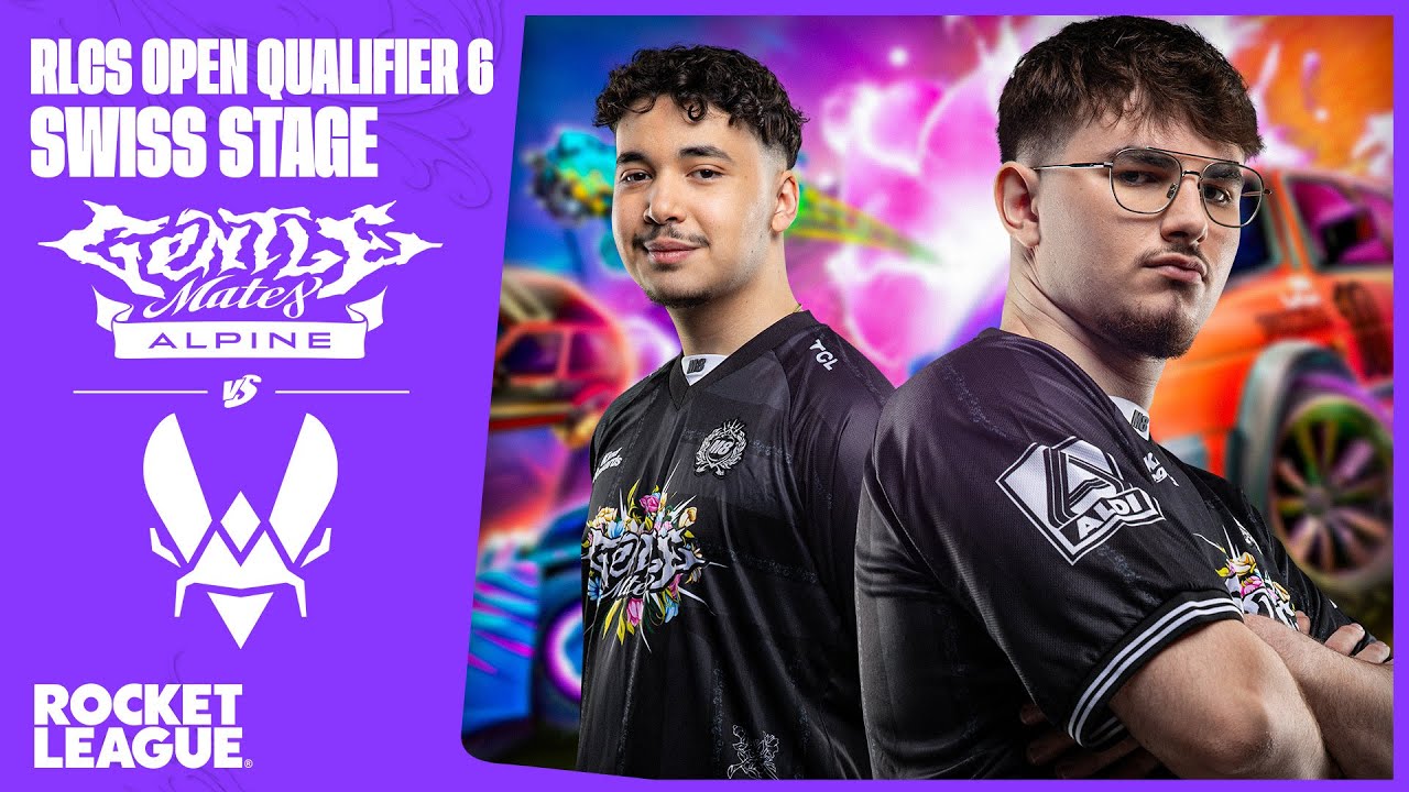 GENTLE MATES ALPINE vs VITALITY - RLCS MAJOR 2 OPEN QUAL6 WEEK 2 - YouTube