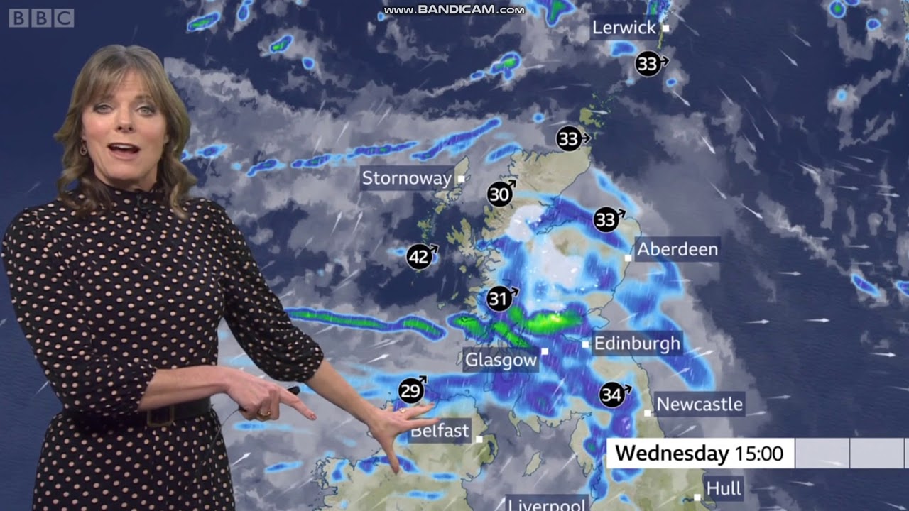 Louise Lear BBC Weather January 28th 2020 High Quality - YouTube