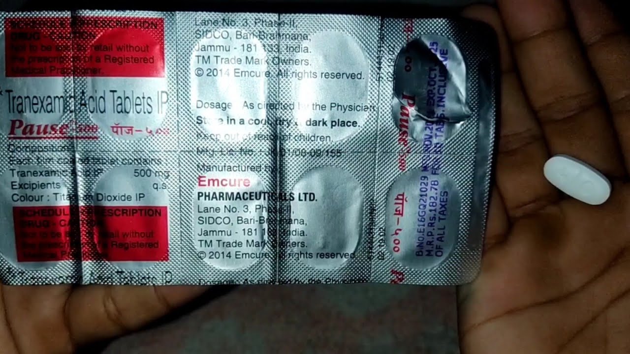 Pause 500 MG Tablets Review - YouTube