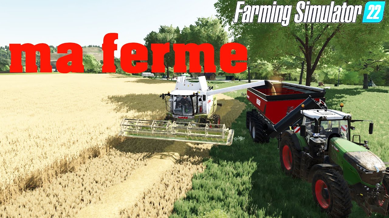 😁(LIVE FS22)😂 MA FERME🚜map castelnaud (serie) - YouTube