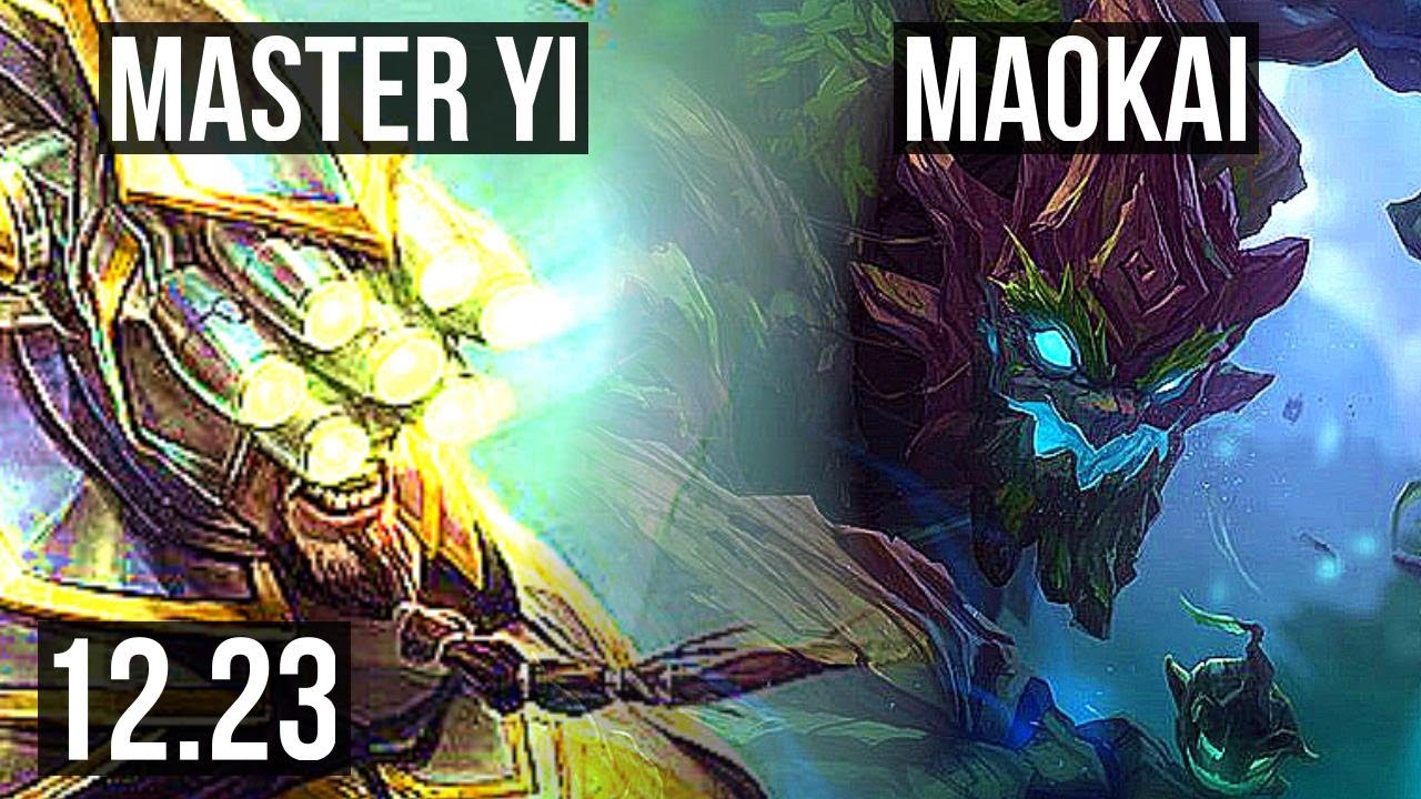 MASTER YI vs MAOKAI (JNG) | 4.3M mastery, Quadra, 900+ games, Legendary ...